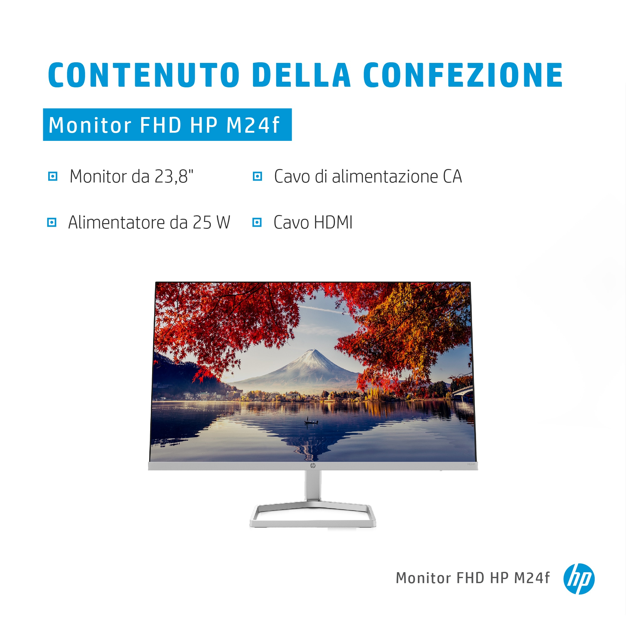 M24F - HP M24f Monitor PC 60,5 cm (23.8") 1920 x 1080 Pixel Full HD ...