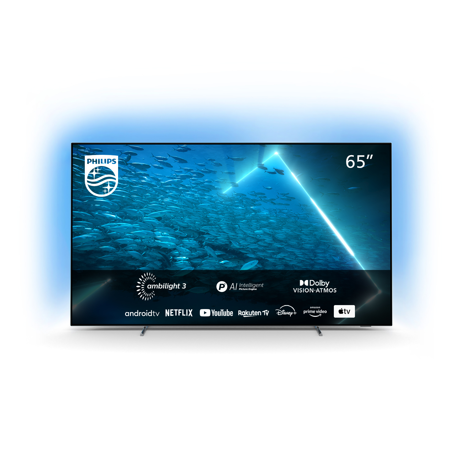 65OLED707/ - Philips OLED AMBILIGHT tv 65" Android TV UHD 4K 65OLED707 ...
